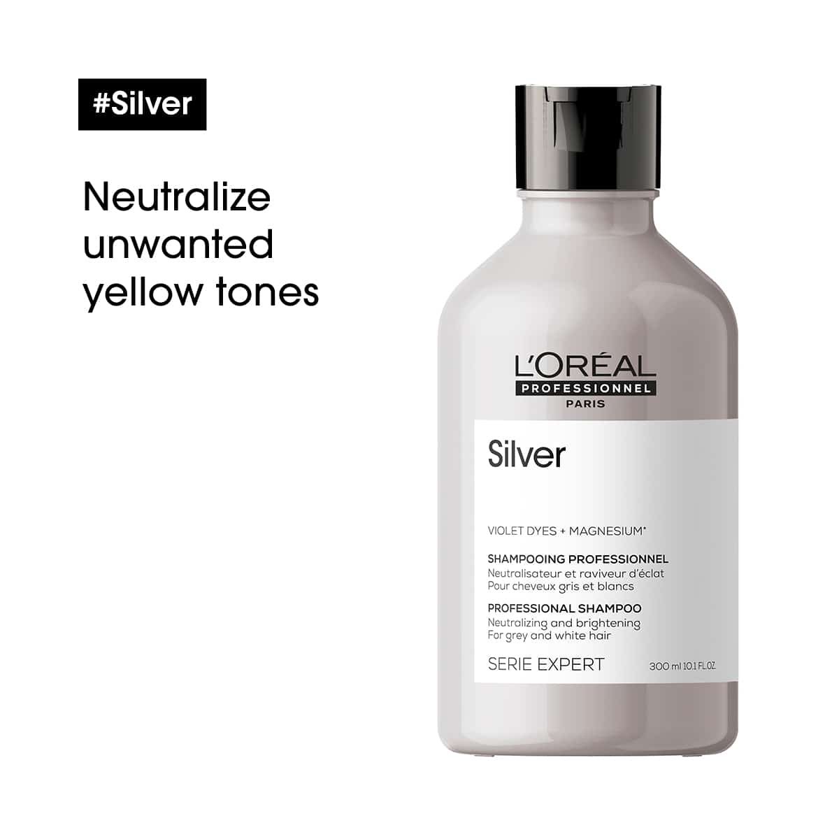Silver Shampoo | Beautiful Silver Grey Hair | L'Oréal Professionnel UK